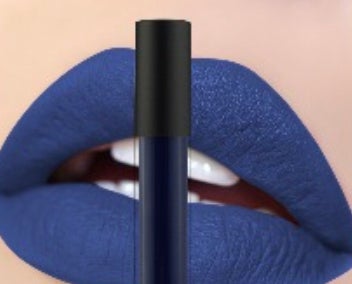 Dark Blue Matte Lipstick